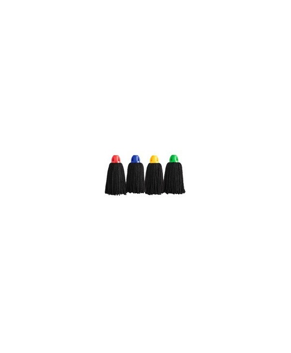 FREGONA MICROFIBRA MAX PRO HILO NEGRA 170gr CASQUILLO AZUL 1u - TH...